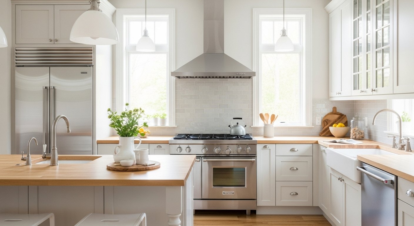 The Timeless Charm of Pear White Kitchen Cabinets